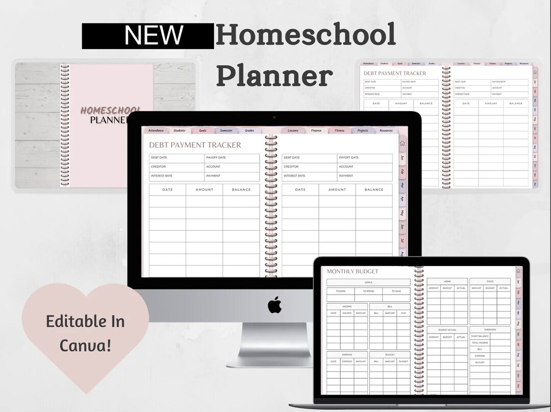 Digital Homeschool Planner | Homeschool Planner | Homeschool Guide ...