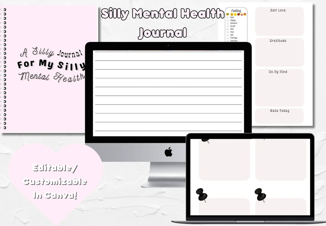 Silly Mental Health Journal | Mental Health Journal | Mental Health ...