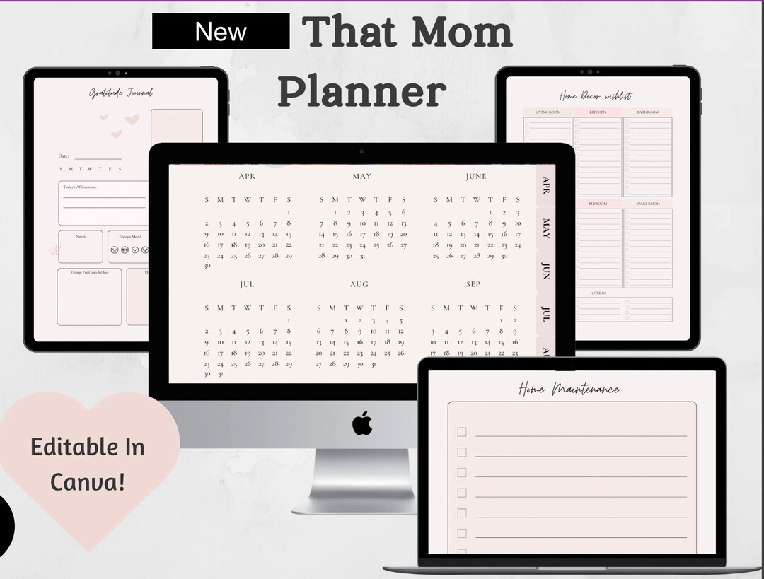 That Mom Planner | Mom Journal | Mom Tracker | Motherhood Journal ...