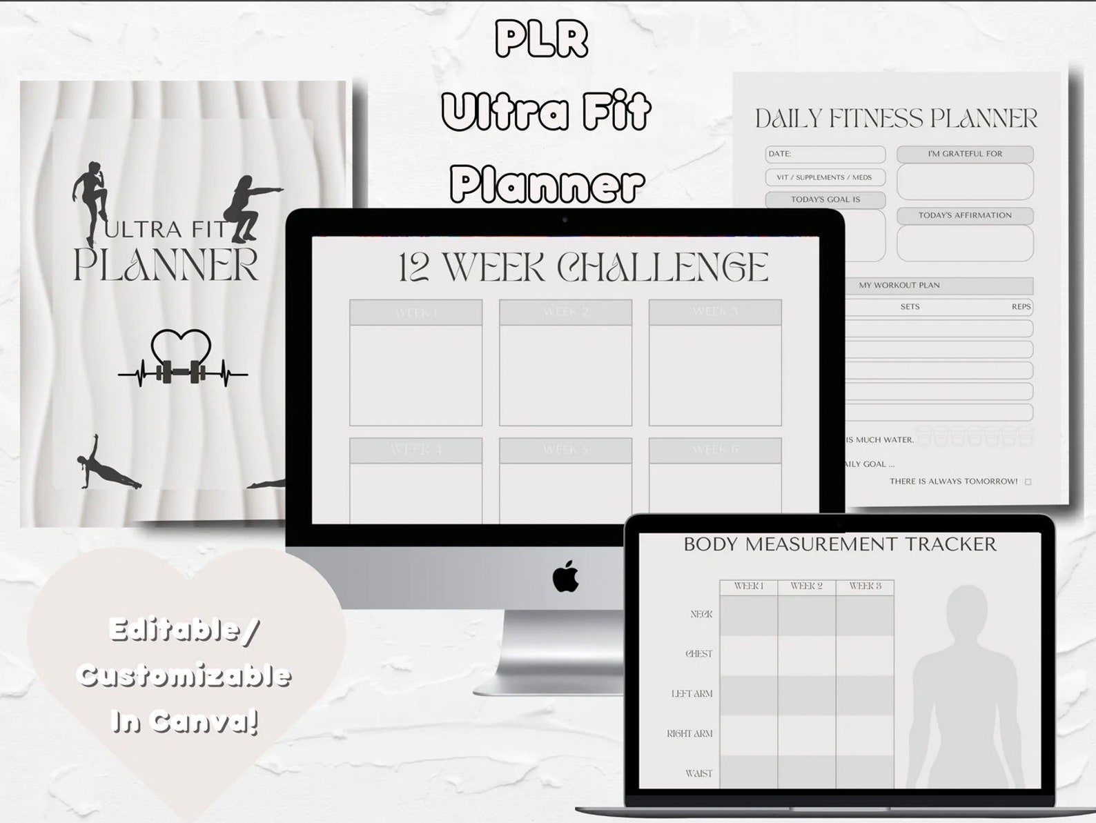 Ultra Fit Printable Planner | Fitness Planner | Workout Planner ...