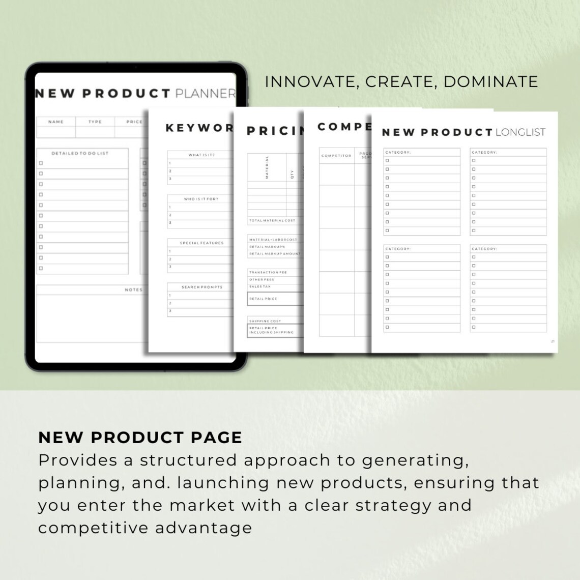 Small Business Planner Editable Canva Template Business Owner Store ...