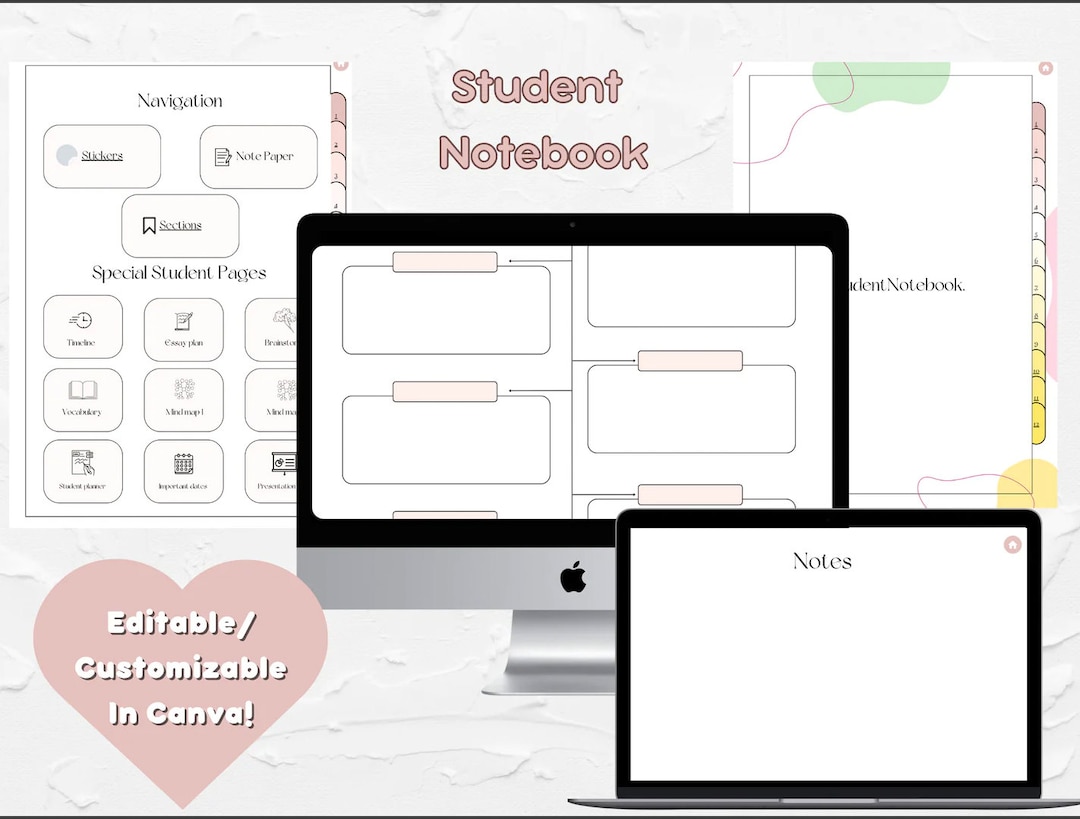Editable Student Notebook | Student Journal | Student Guide | Student ...