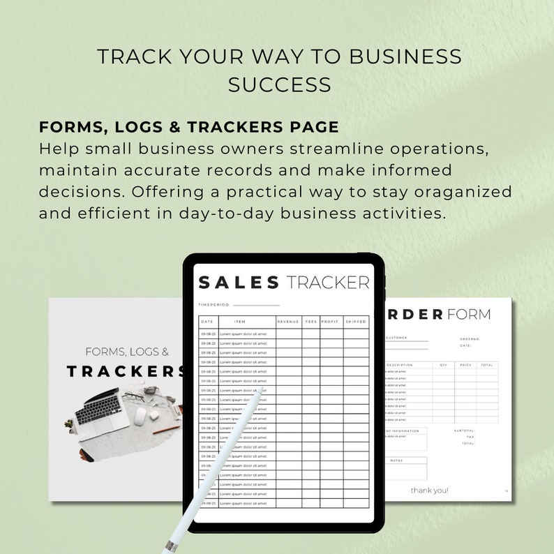 Small Business Planner Editable Canva Template | Business Owner | Store ...