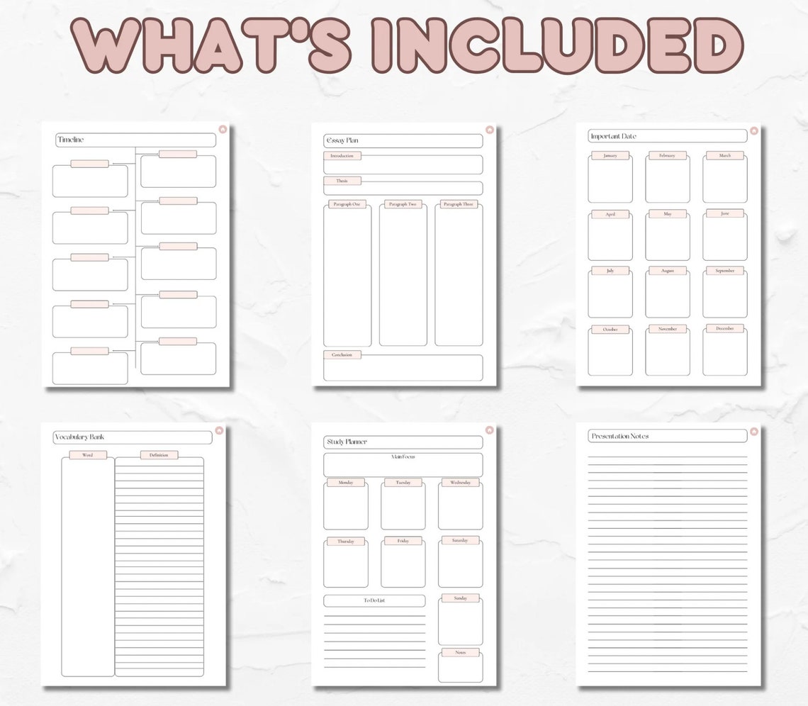 Editable Student Notebook Student Journal Student Guide Student ...