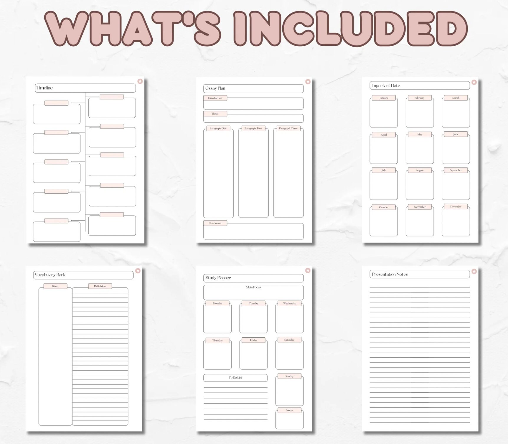 Editable Student Notebook | Student Journal | Student Guide | Student ...