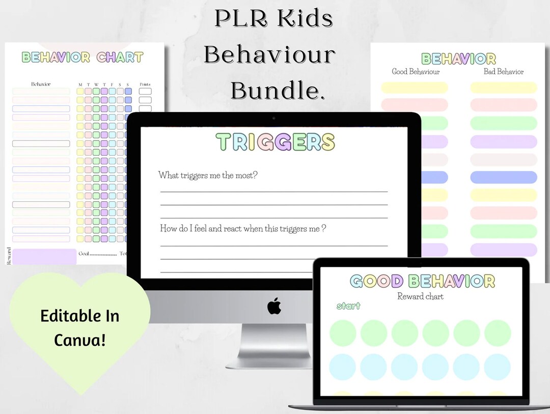 Kids Behavior Bundle Kids Behavior Guide Kids Behavior - Etsy