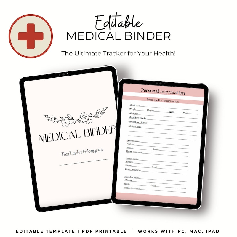 Medical Binder - Etsy