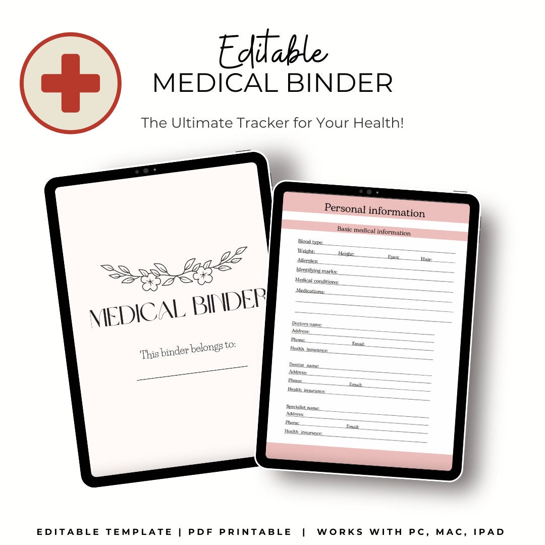 Medical Binder | Medical Tracker | Medical Journal | Health Tracker ...