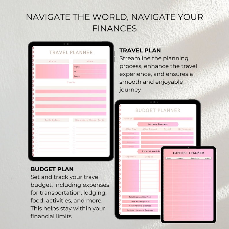 Travel Planner Printable | Travel Journal | Trip Itinerary | Travel ...