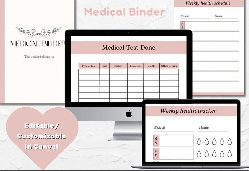 Medical Binder | Medical Tracker | Medical Journal | Health Tracker ...