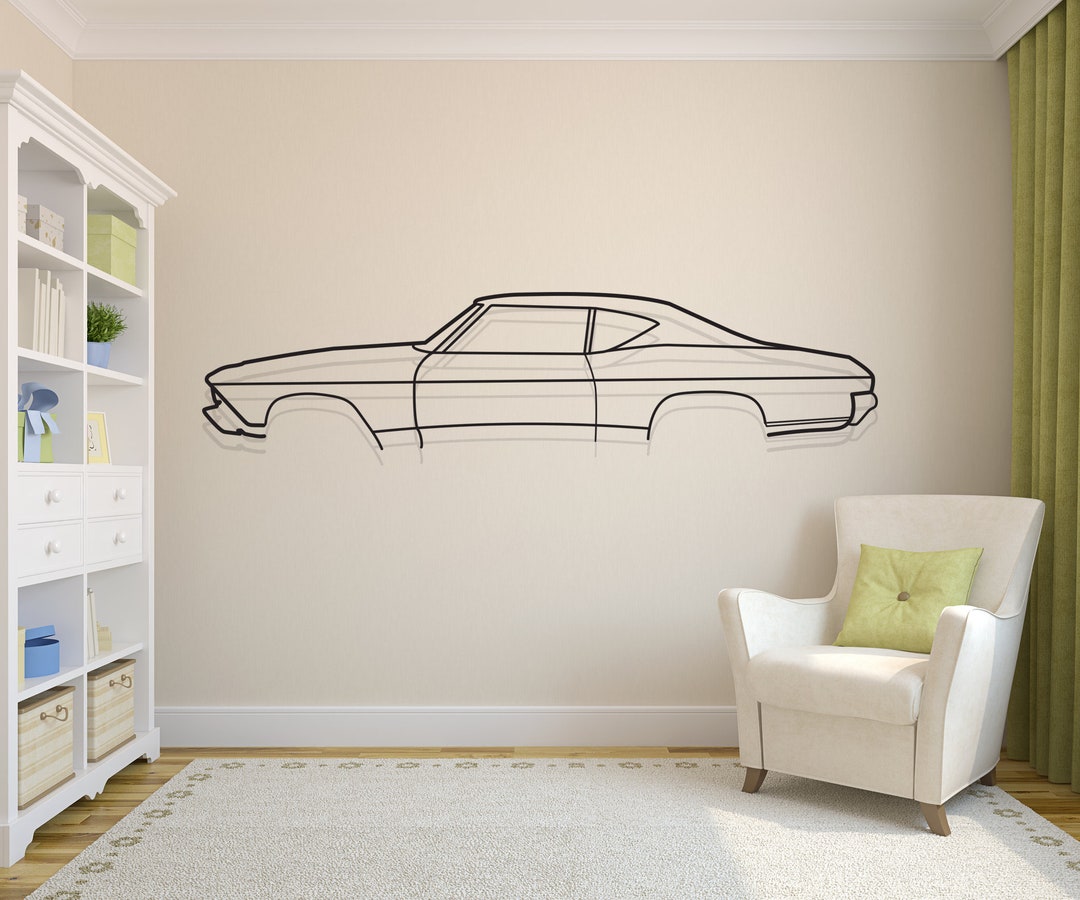 Chevelle SS Silhouette - Vinyl Sticker /CNC Laser Cutting / Plasma ...