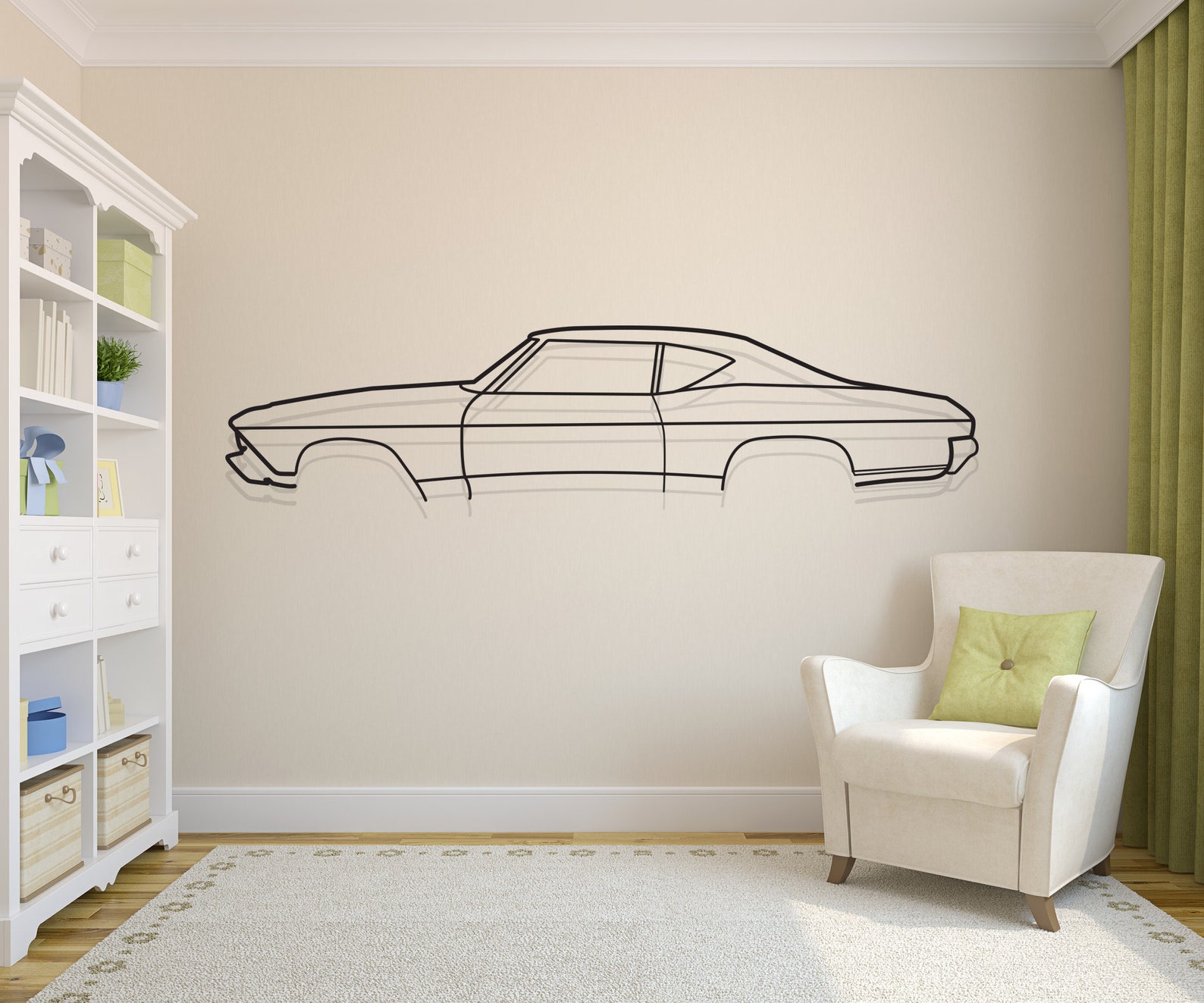 Chevelle SS Silhouette - Vinyl Sticker /CNC Laser Cutting / Plasma ...