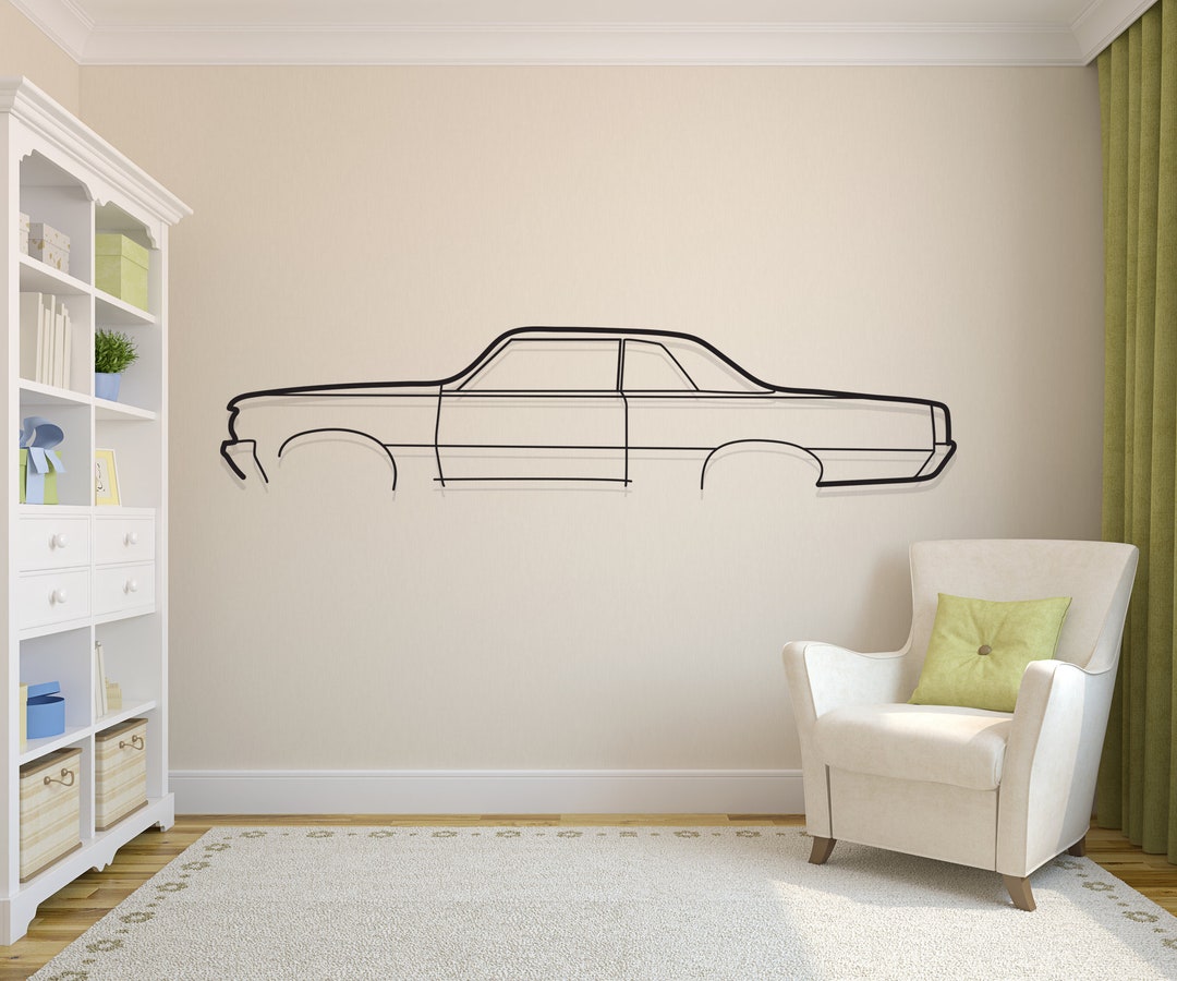 Pontiac GTO Silhouette for CNC Laser Cutting / Plasma Cutting Dxf - Svg ...