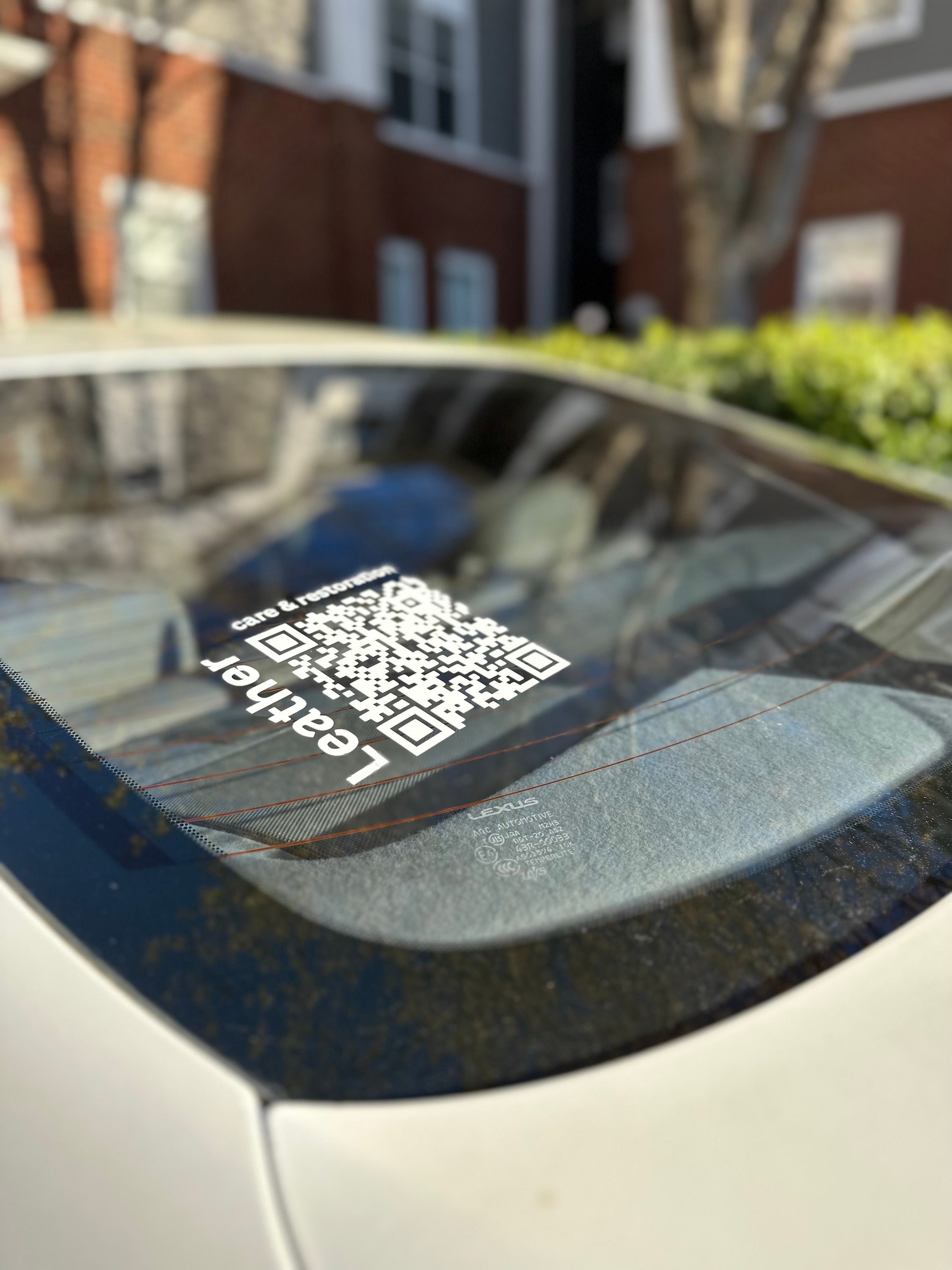 Custom QR Code Vinyl Decal for Storefront Business Car - Etsy
