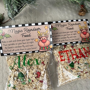 Christmas Reindeer Food, Holiday Goodie Bag, Christmas Eve Presents ...