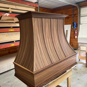 Walnut Range Hood - Etsy
