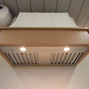 Custom Sloped Wood Kitchen Range Hood - Etsy