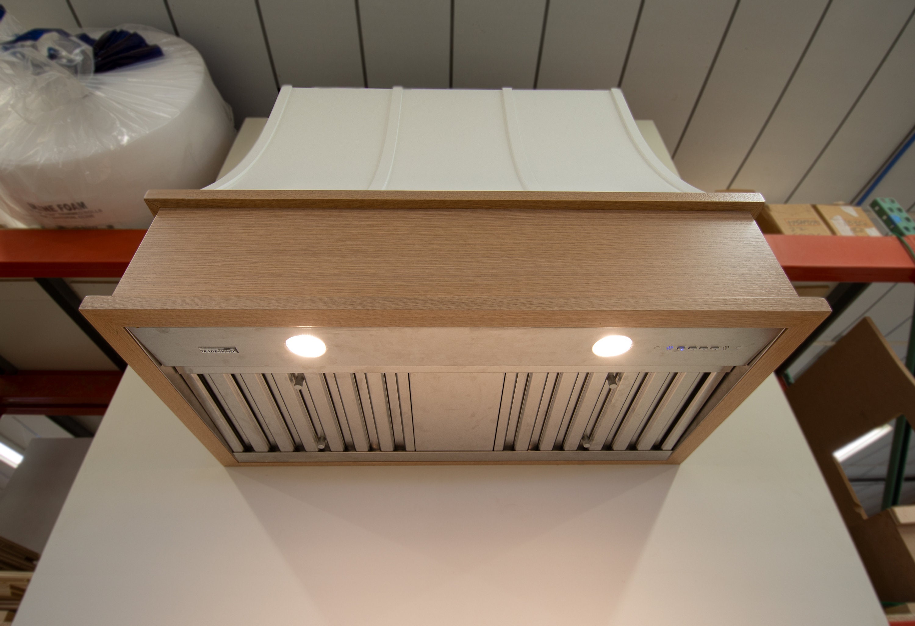 Custom Sloped Wood Kitchen Range Hood - Etsy