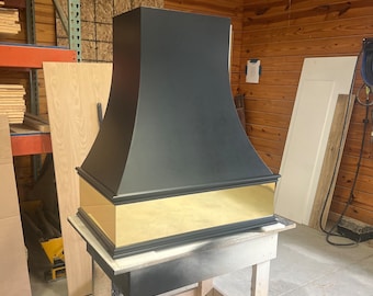 Black Range Hood, Custom Kitchen Hoods, Range Hoods - Etsy