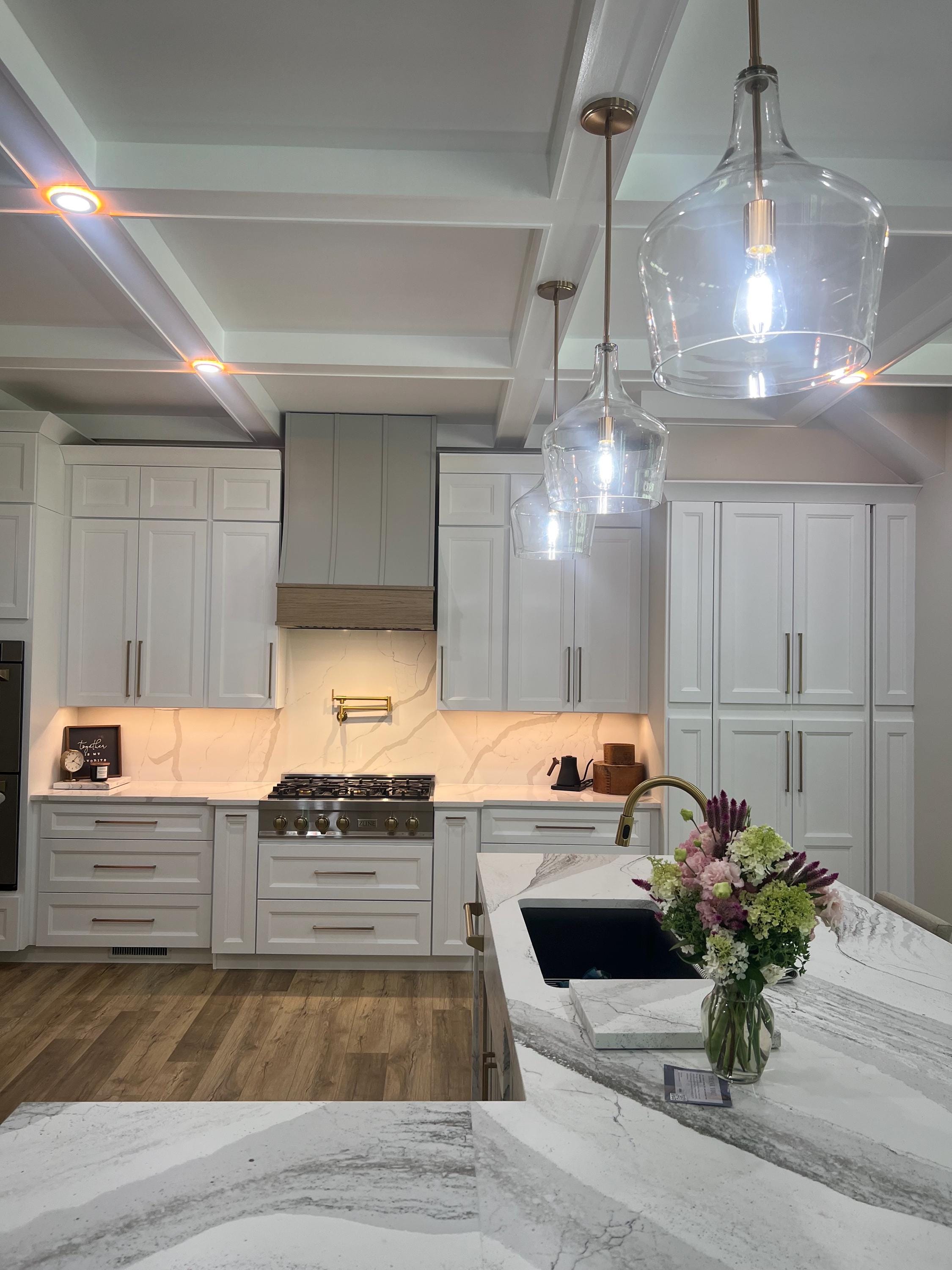 Custom Sloped Wood Kitchen Range Hood - Etsy