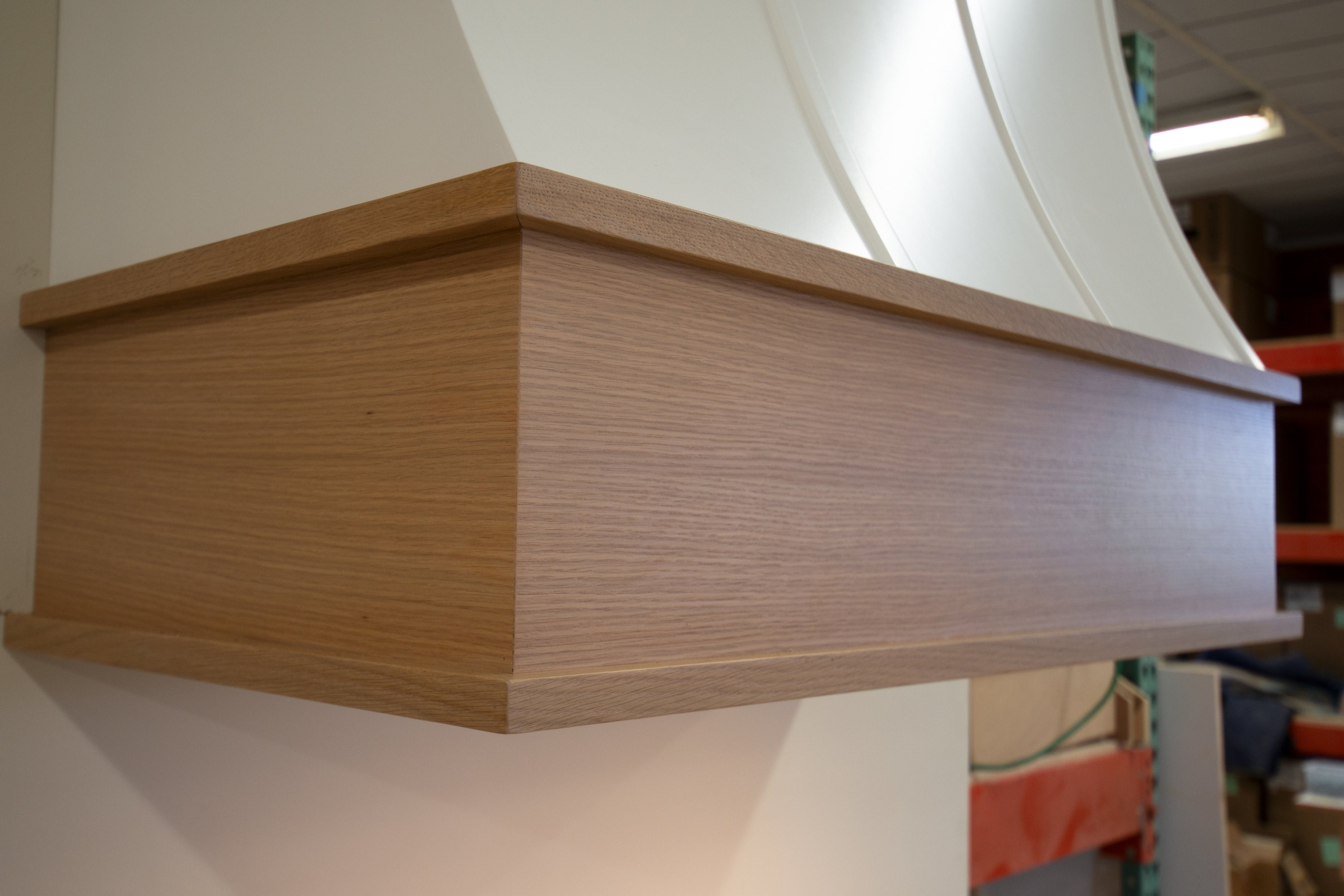 Custom Sloped Wood Kitchen Range Hood - Etsy