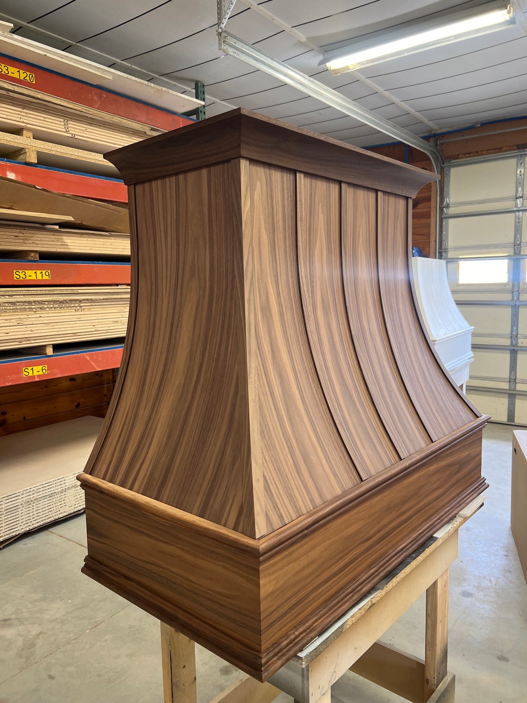 Walnut Range Hood - Etsy