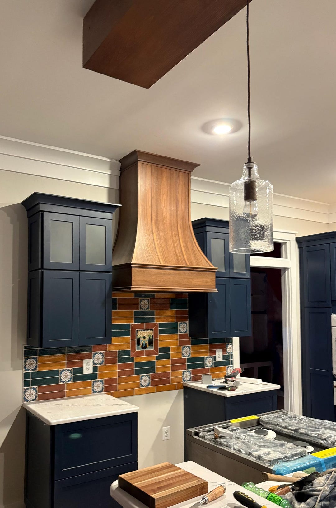 Walnut Range Hood - Etsy