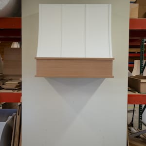 Custom Sloped Wood Kitchen Range Hood - Etsy