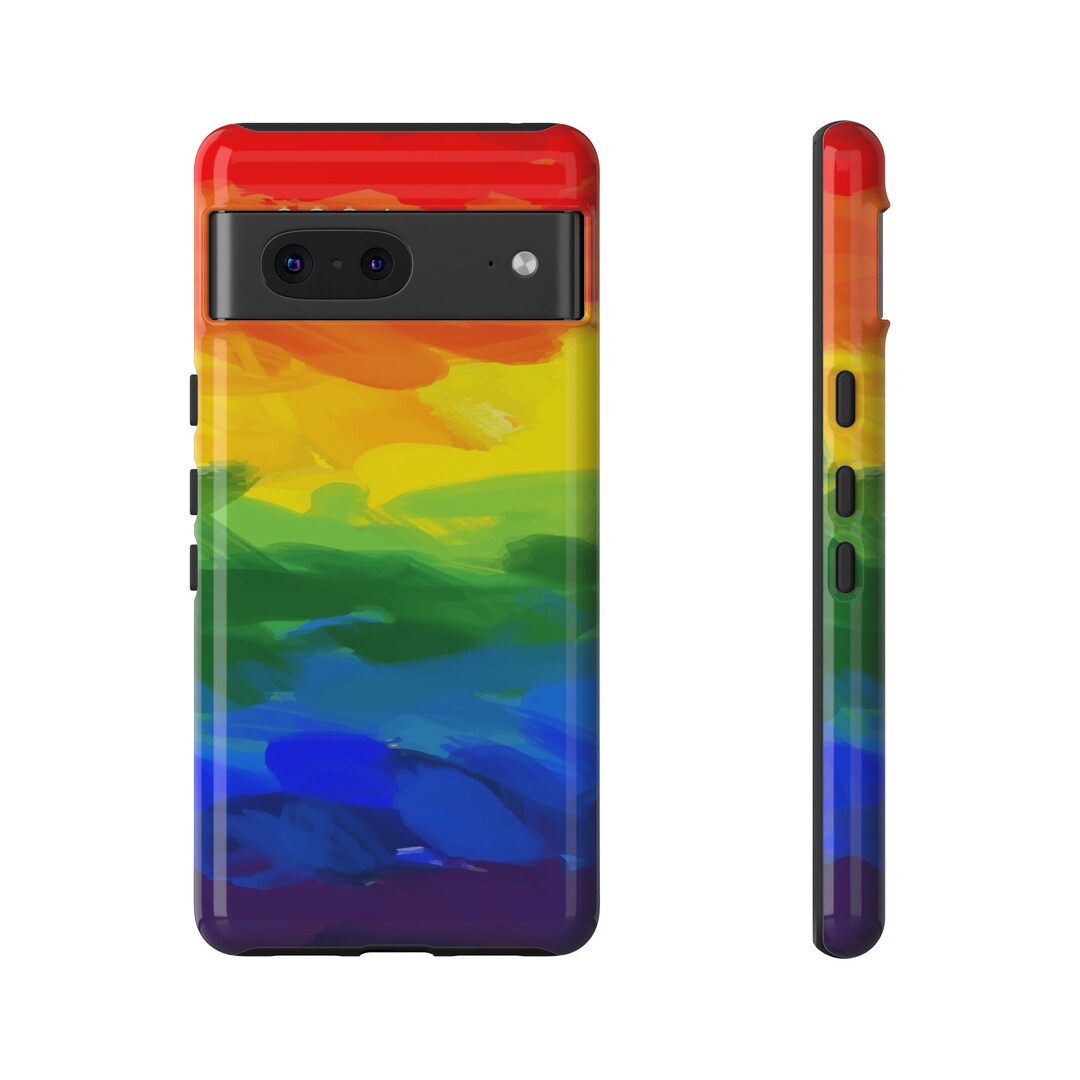 Rainbow Waves Phone Case for Multiple Apple Iphone, Samsung Galaxy, and ...