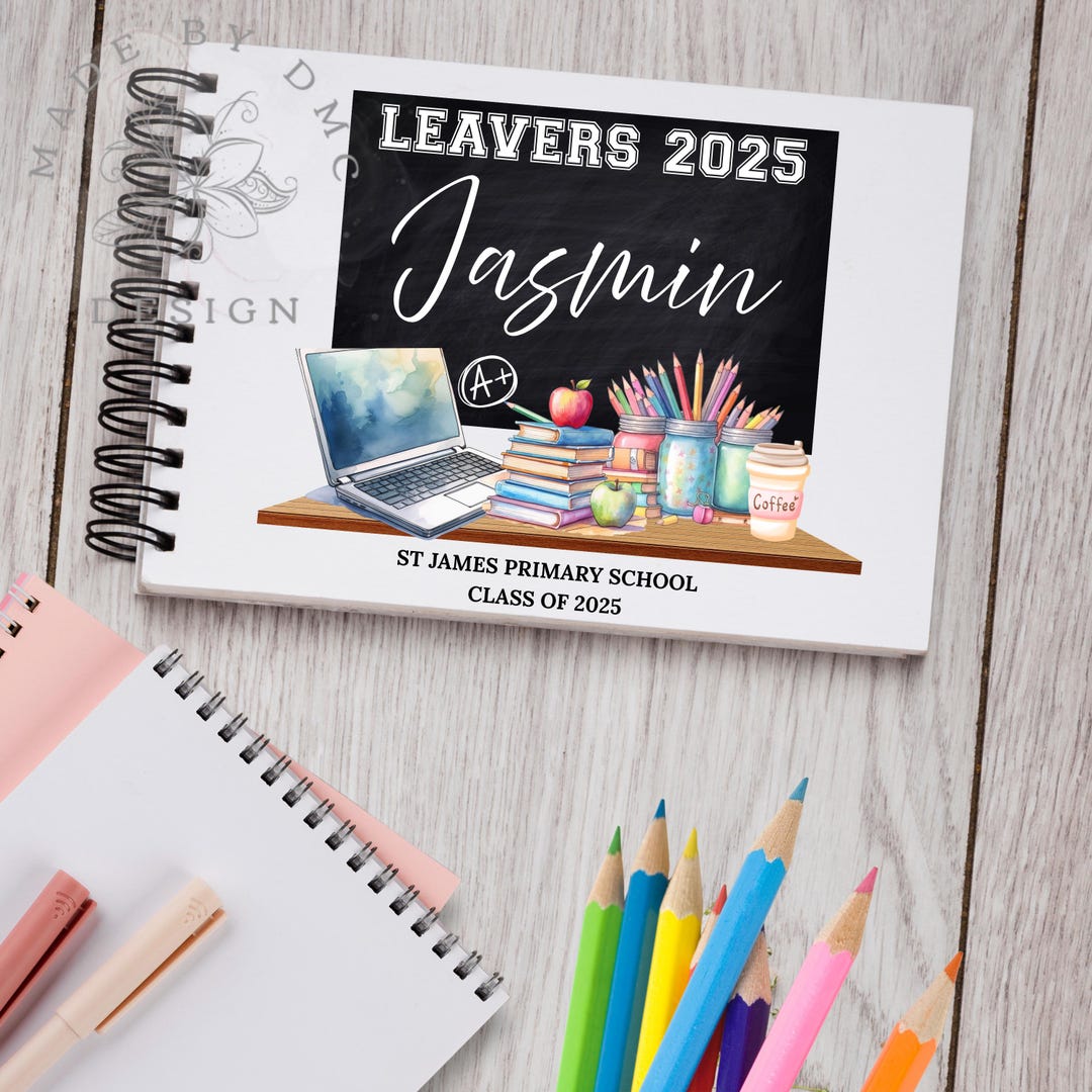 Leavers Notebook 2025, Class of 25, PNG, Instant Digital Download ...
