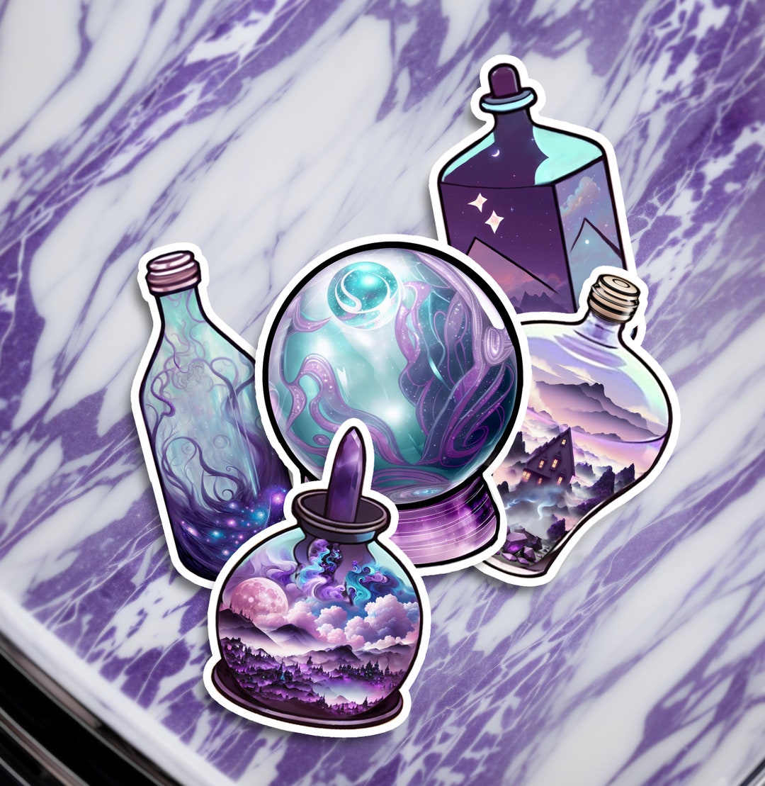 Pastel Goth Vials Sticker Sheet - Etsy