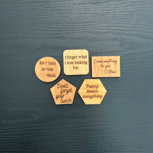 Custom Magnets, Personalized Fridge Magnets, Custom Text, Quote, Saying ...