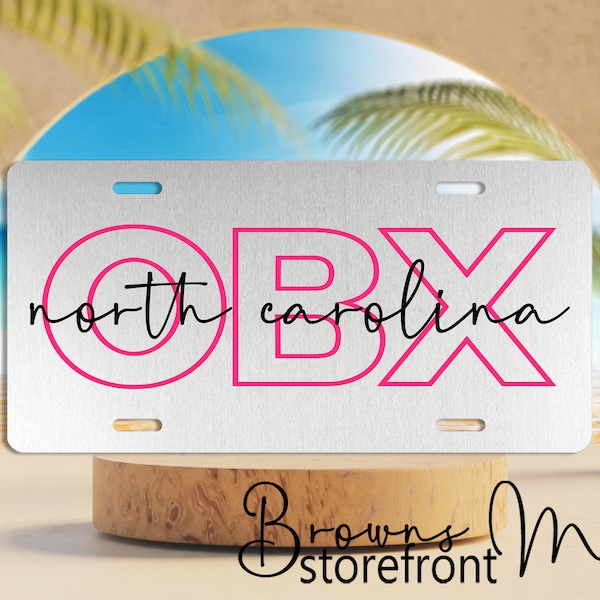 Outer Banks Front License Plate - Etsy