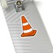 Traffic Cone Stickers, Safety Cone Stickers, Autocross Sticker, Traffic ...