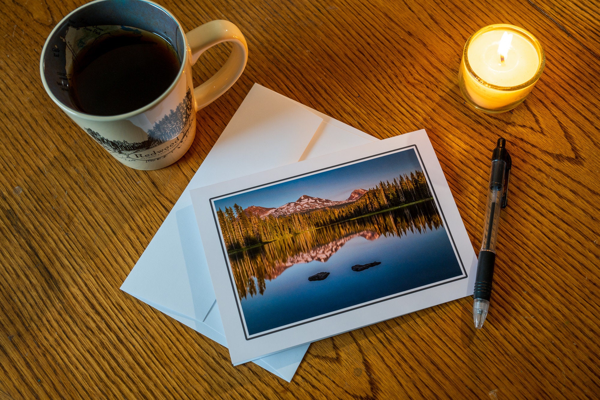 Oregon & Washington Mountain Lake Photo Cards - Boxed Set of 8, 5 X 7 ...