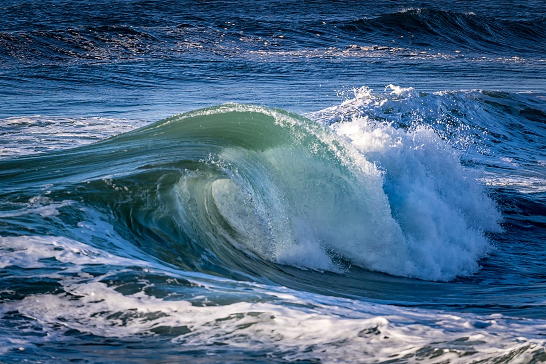 Ocean Curl, Oregon Coastal Landscape and Nature Photography, Wall Art ...