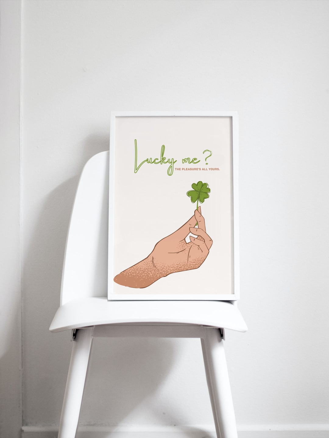 Lucky Me Printable, Digital Download Print, Retro Wall Art ...