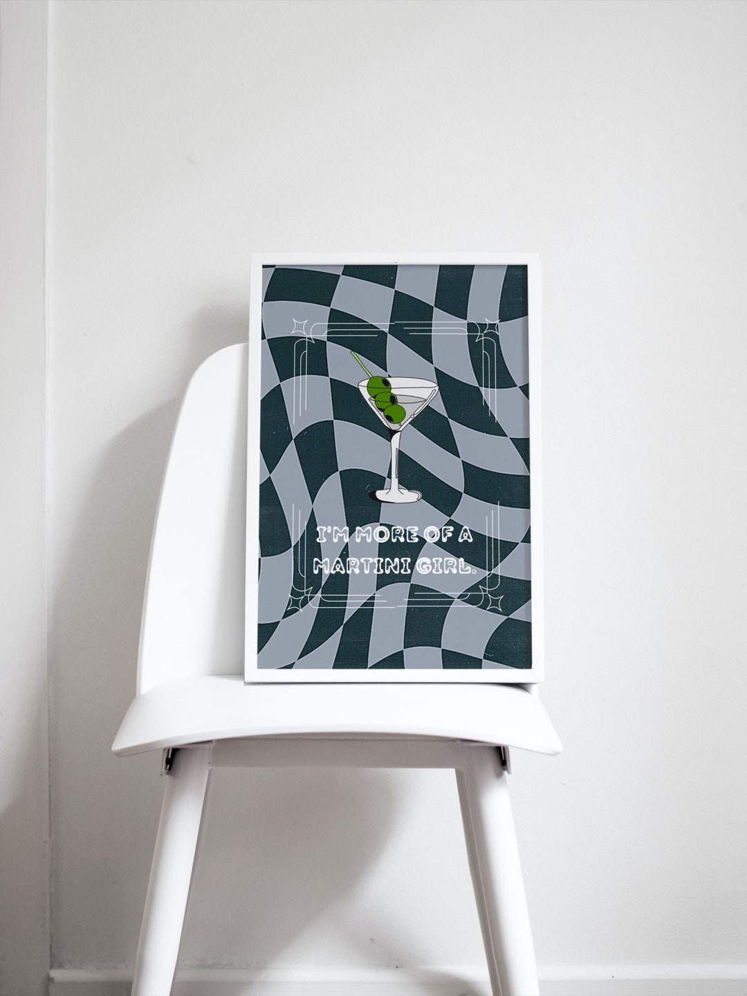 I'm More of a Martini Girl Poster | Aesthetic Wall Art Poster | Instant ...