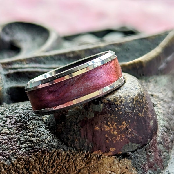Burgundy Ring - Etsy