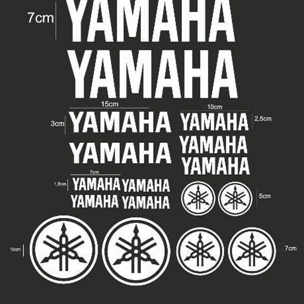 Yamaha Racing Decal - Etsy