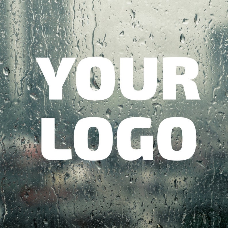 Custom Outdoor Sign / Logo Vinyl Decal Your Business Logo or - Etsy