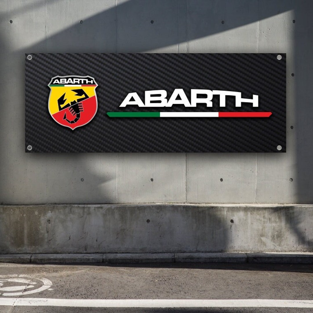 2 Models Abarth Banner Pvc Vinyl Showroom Flag Racing Sign - Etsy