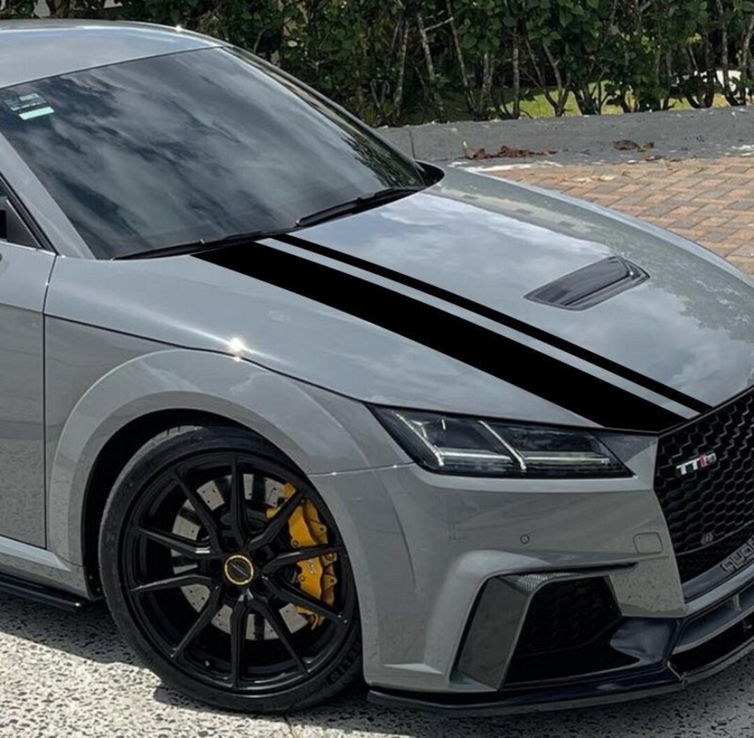 Auto Sticker Set Car Bonnet Stripes Vinyl Decal Racing Sportcar, Sport ...