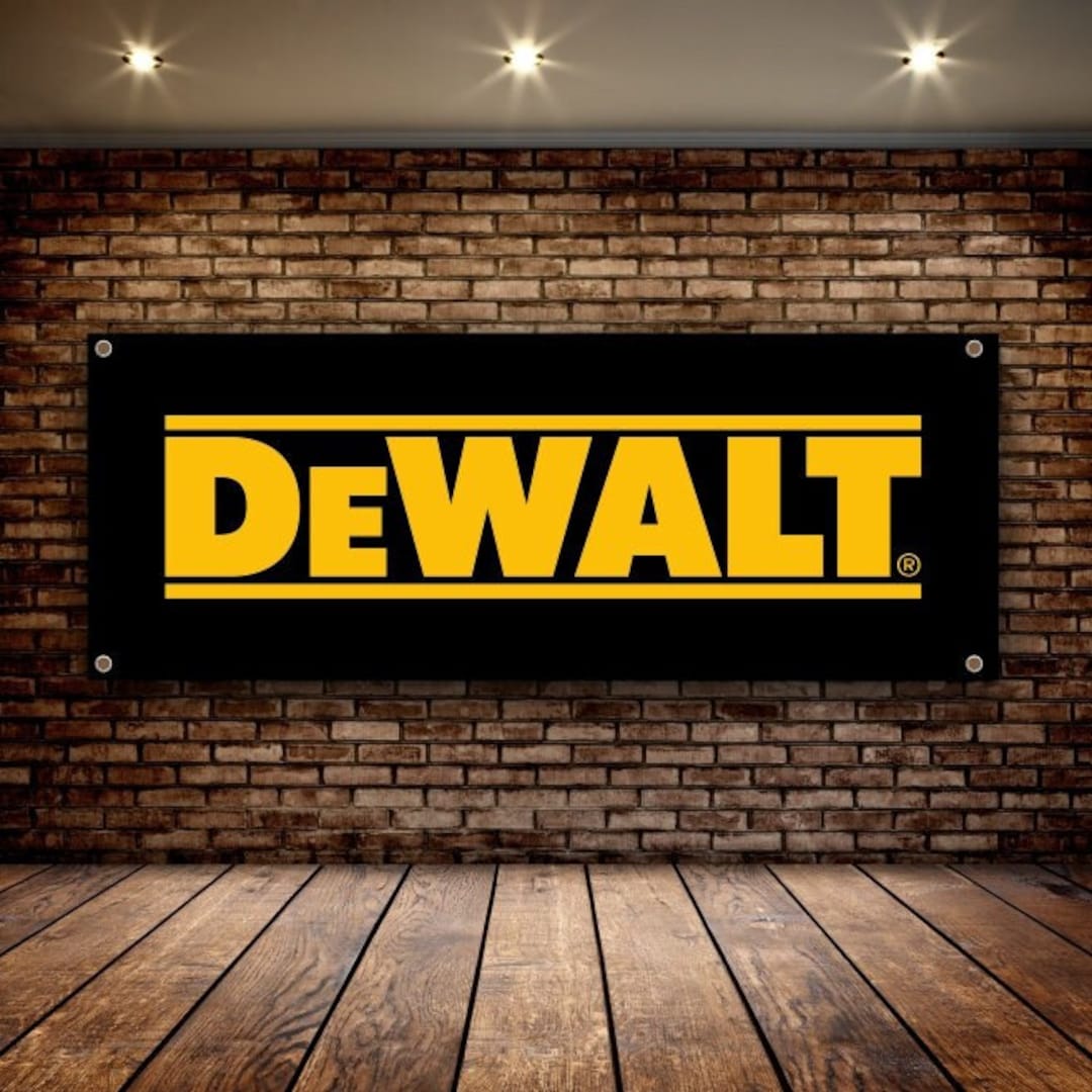 3 Models Dewalt Logo Banner Pvc Vinyl Office or Showroom Flag, Racing ...