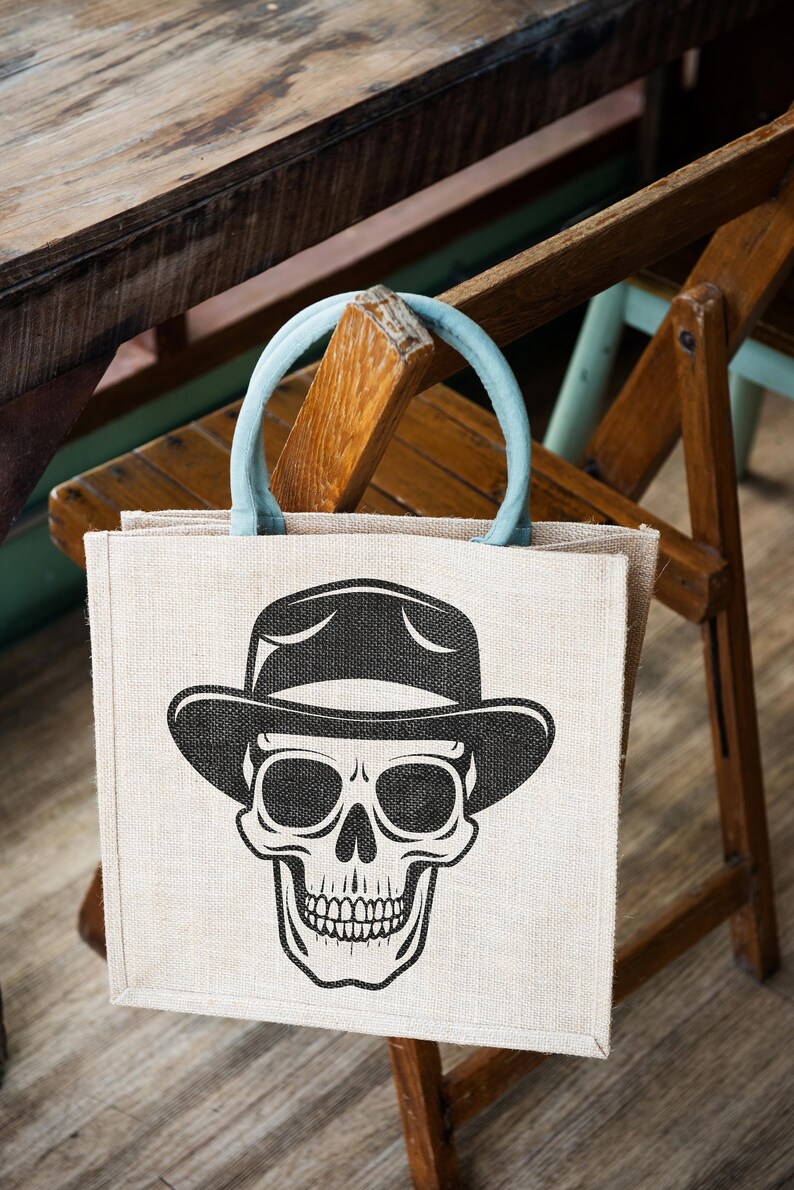 Skull Wear Cowboy Hat Svg Bundle Skull Svg Skull With - Etsy