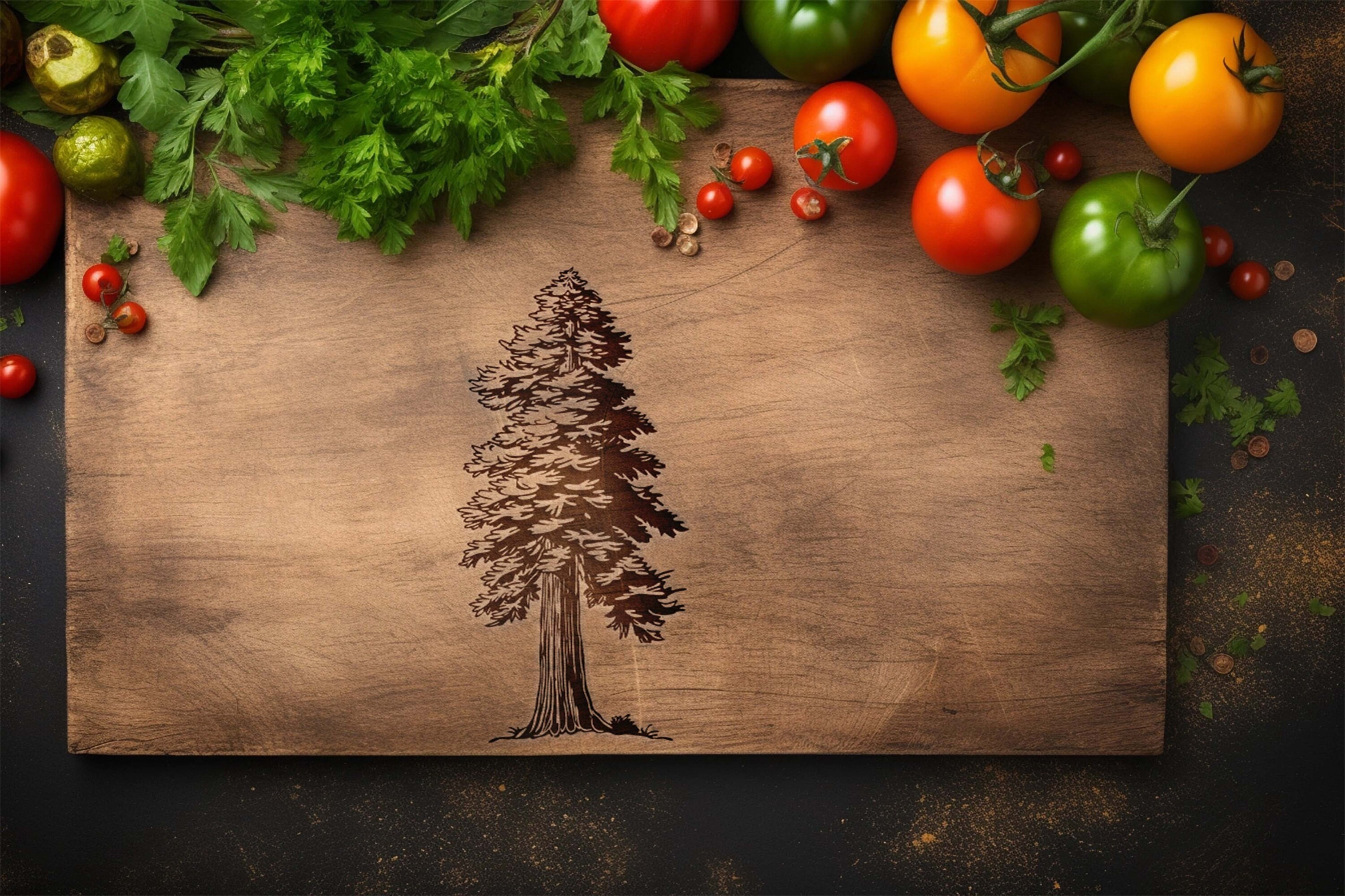 Redwood Tree SVG Bundle: Laser Engraving, Clipart (digital Download) - Etsy
