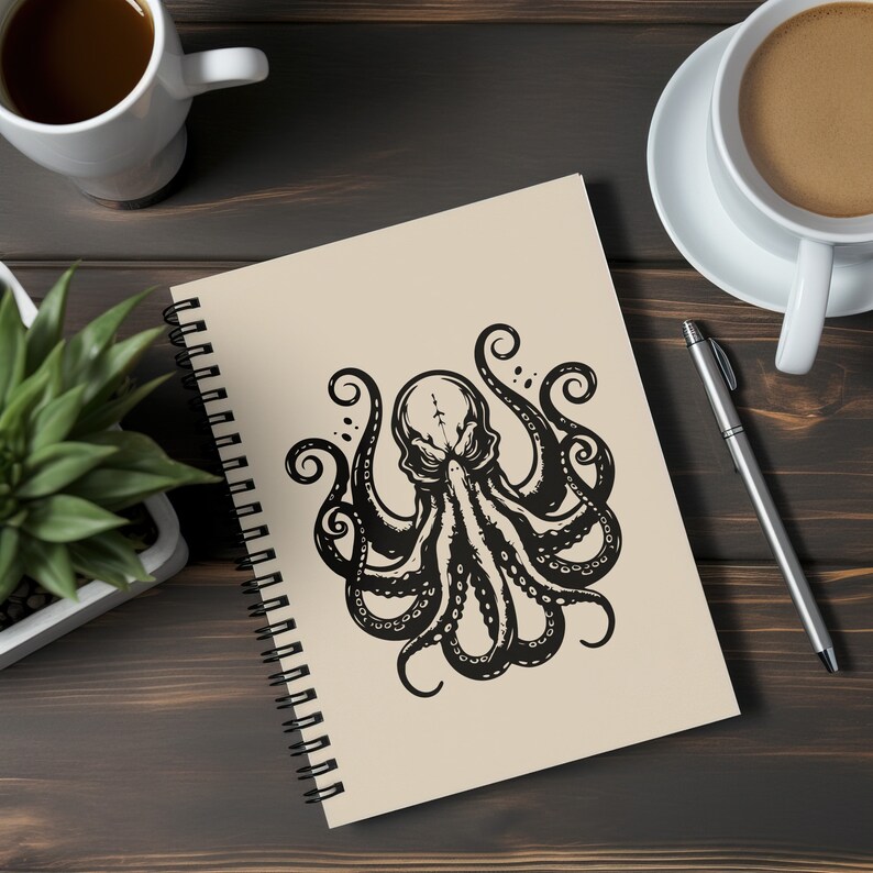 Kraken Svg Bundle, Kraken Circle Design Svg, Sea Monster Svg ...