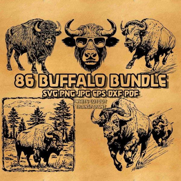 Buffalo Svg - Etsy
