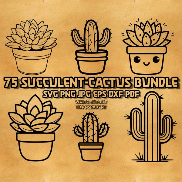 Succulent Svg - Etsy
