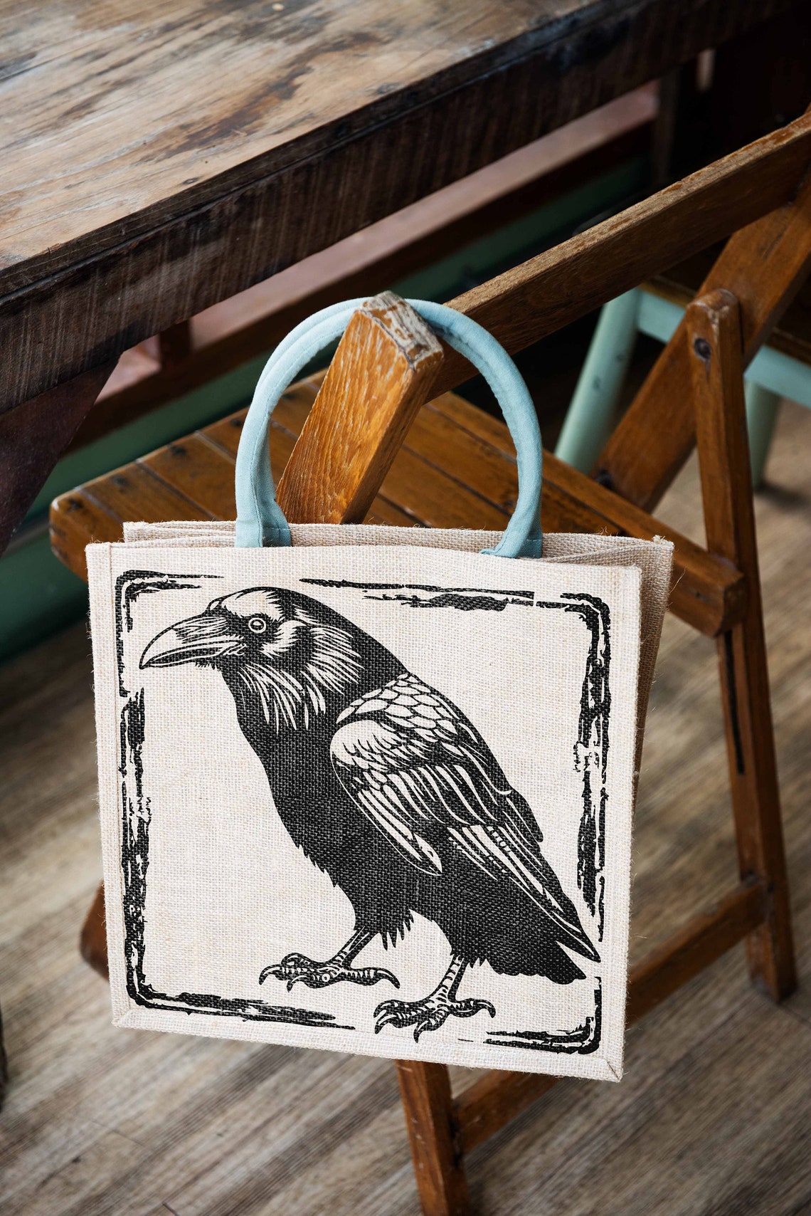 Raven Vintage Svg Bundle, Personalized Raven Svg, Gothic Raven Svg ...